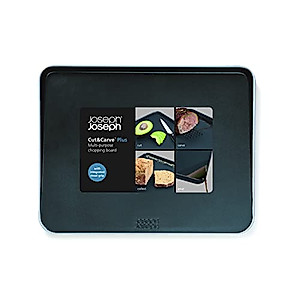 Joseph Joseph 981001 Cut&Carve Plus Plus Chopping Board, Large, Sky