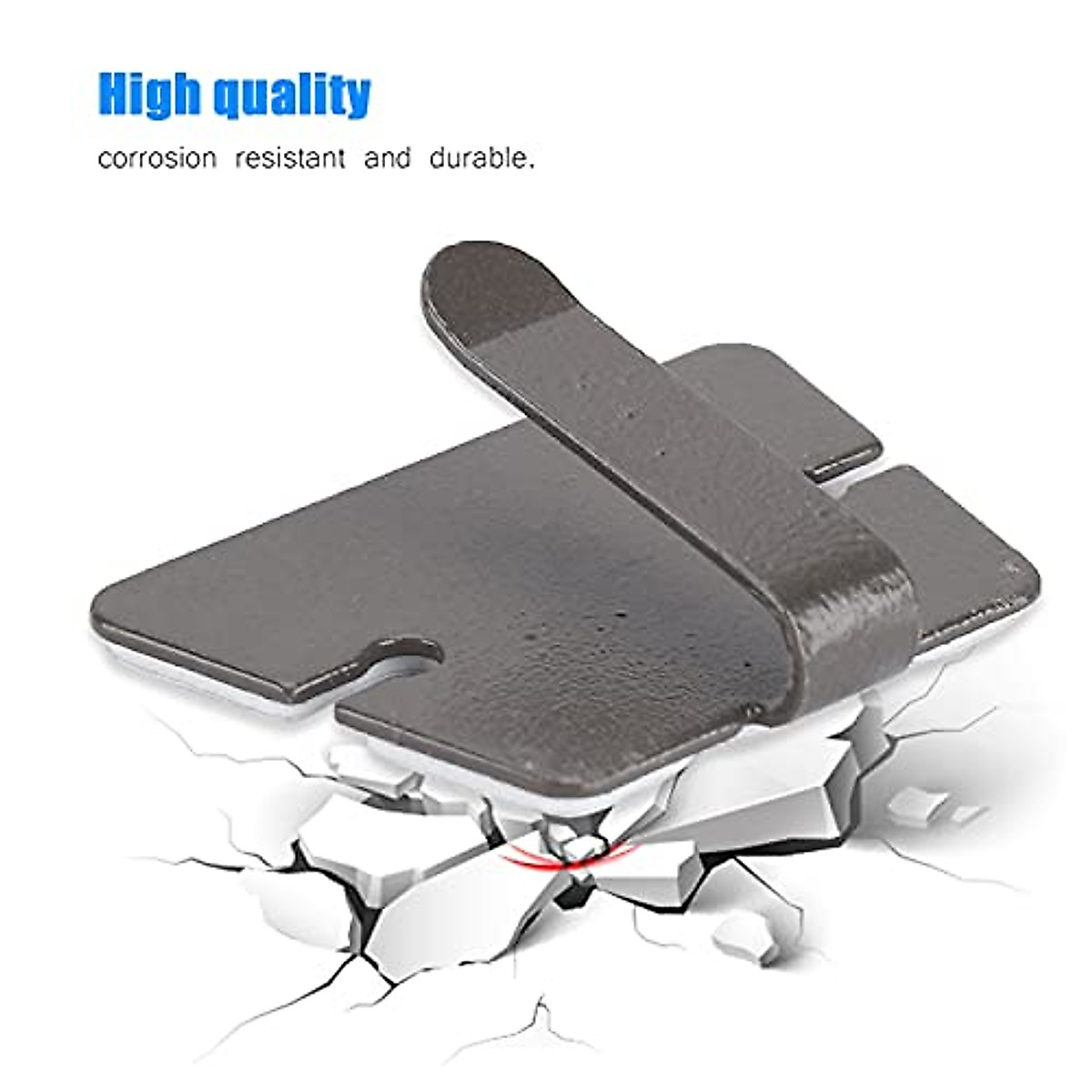 Xirfuni Walkie Back Clip, Handheld Mic Clamp Lightweight for IC-2720H IC-2820H