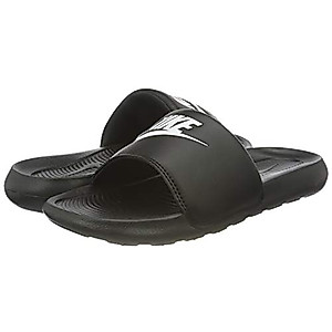 NIKE Women's Victori One Slide Trail Running Shoe, Black White Black, 6