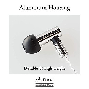 Final E5000 High Resolution Sound Isolating In-Ear Headphones Earphones