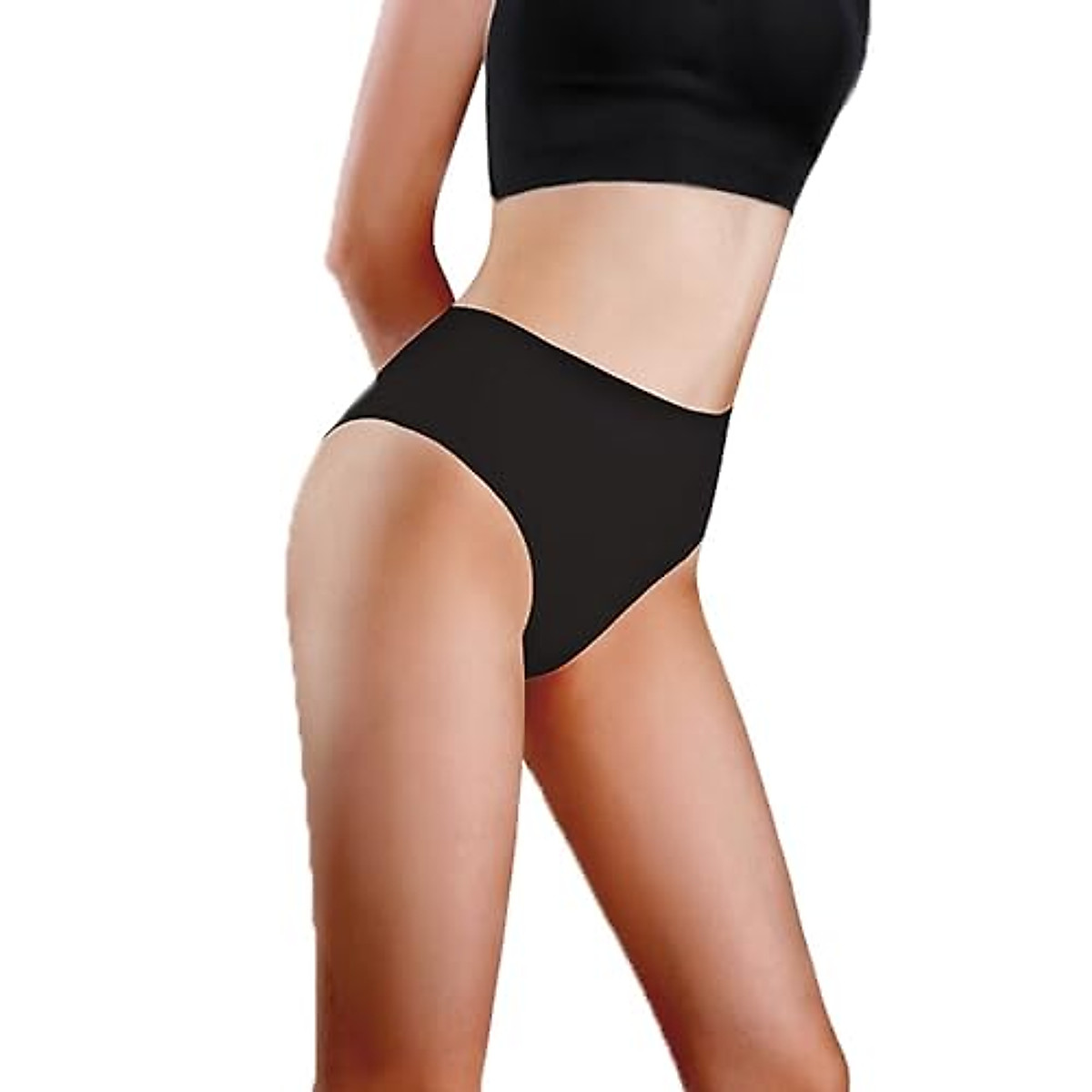 Yunleeb Breathable Underwear for Women No Panty Lines ladies Underwear Pack 4 (XS~XL) MIX2 S