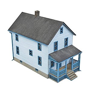 Walthers Cornerstone HO Scale 2 Story Frame House Kit