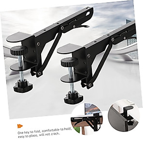 Keyboard Tray 1 Set Foldable Bracket Computer Tray Adjustable Office Desk Drawer Rail Bracket Under Desk Shelf Keyboard