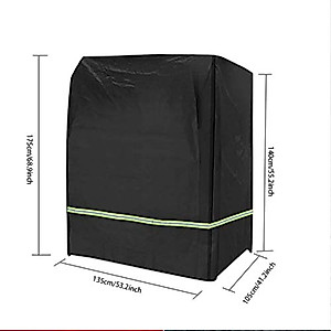 YARNOW Patio Chair Covers Waterproof UV Outdoor Stackable Chair High Back Chair Cover Patio Furniture Protector for Outdoor Garden Swing Furniture BBQ Grill