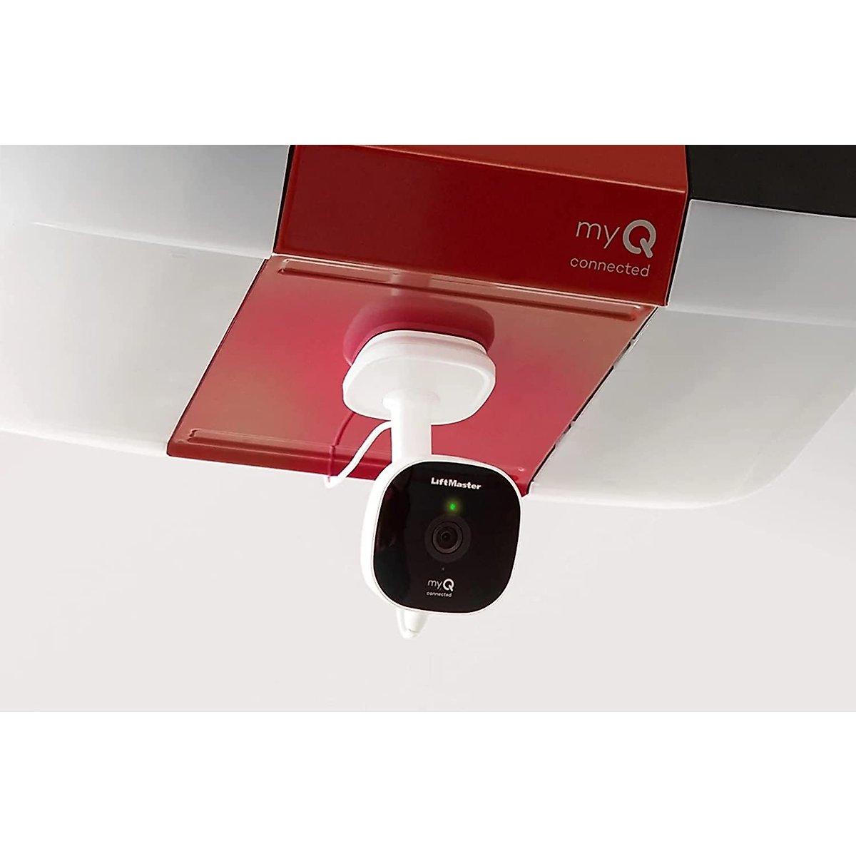 LiftMaster myQ Smart Garage HD Camera - WiFi Enabled - myQ Smartphone Controlled - Two Way Audio - Works with Key by Amazon in-Garage Delivery - Model MYQ-SGC1WLM, + Lens Cleaning Cloth