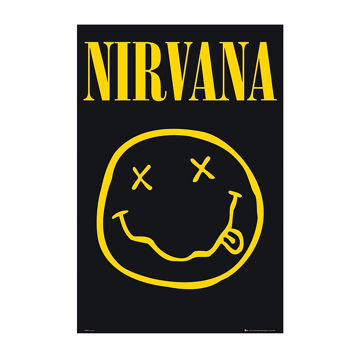 Nirvana Smiley Poster