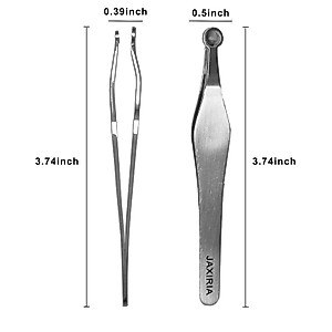 Nasal Clippers for Men/Women - Nasal Hair Trimmer - Universal Nose & Ear Hair Trimming Tweezers - Facial Manual Clippers (1 Pack Stainless Steel)