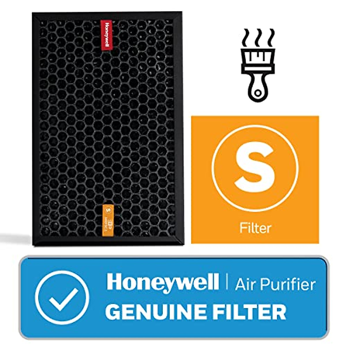 Honeywell Air Purifier Filter for Home Renovation VOCs – Filter S for HPA3000 PowerPlus and HPA5000 Insight Series, HRFSC1