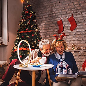 Doraubia Light Therapy Lamp,10000 Lux UV Free Sun Lamp with Touch & Remote Control, Desk Lamp with Stepless Brightness, Timer and 3 Color Temperatures (Gold)