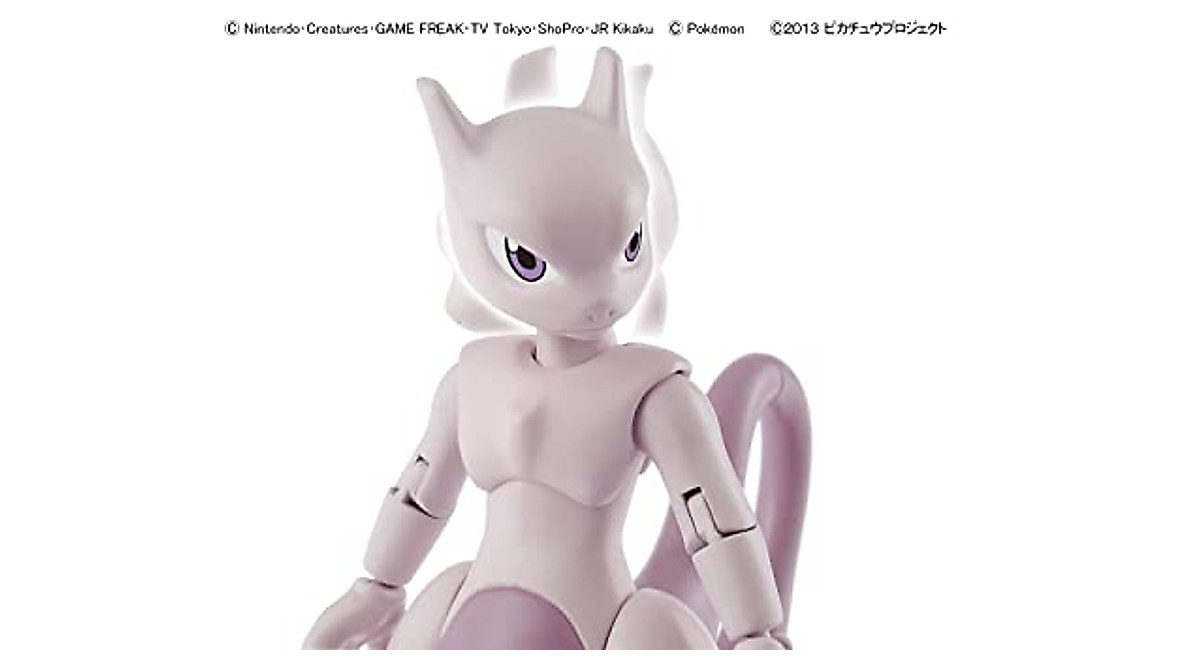 Bandai Mewtwo Model Kit - Easy Assembly & Colors