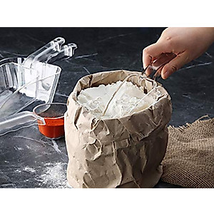 New Star Foodservice 34387 Polycarbonate Plastic Utility Ice Scoop, Clear, 6-Ounce