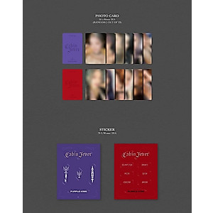 PURPLE KISS CABIN FEVER 5th Mini Album (POCA ALBUM Ver.) K-POP SEALED
