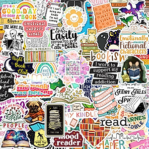 150pcs Stickers for Kindle | Kindle Stickers Bookish Reading Sticker Pack for Smut Readers | Laptop Water Bottle Computer Accessories| Holographic Waterproof