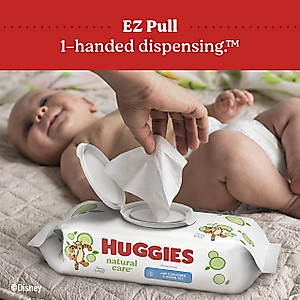 Huggies Natural Care Refreshing Baby Wipes, Scented, 1 Refill Pack (184 Wipes Total)