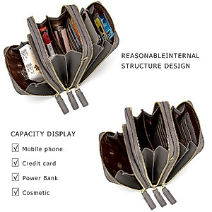 myfriday Small Crossbody Cell Phone Bag for Women, Mini Over Shoulder Handbag Purse with Credit Card Slots