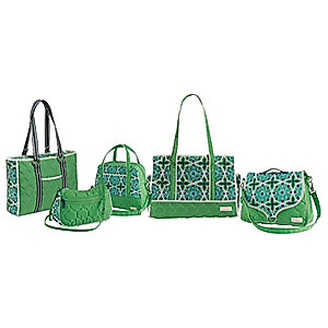Cinda b. Super Tote Ii, Verde Bonita, One Size