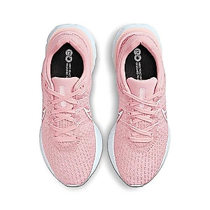 Nike Womens React Infinity Run FK 3 Running Trainers DD3024 Sneakers Shoes (UK 4.5 US 7 EU 38, Pink Glaze White Pink Foam 600)