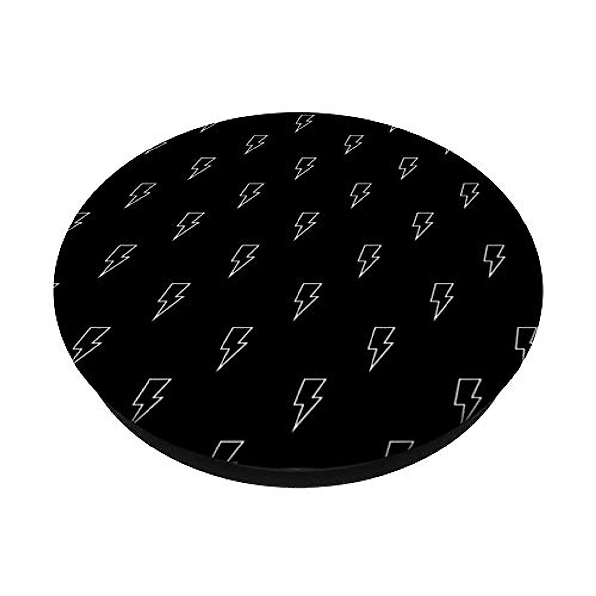 Lightning Bolt Gift Black and White Phone Grip Accessory G PopSockets PopGrip: Swappable Grip for Phones & Tablets