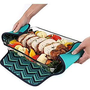 Arctic Zone Thermal Insulated Tote Hot/Cold Large Food Carrier, Teal