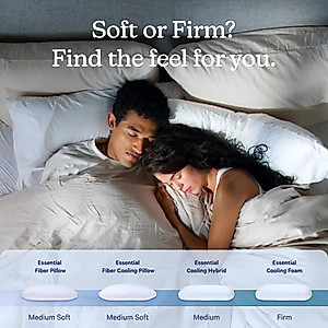 Casper Sleep Essential Pillow for Sleeping, Standard, White