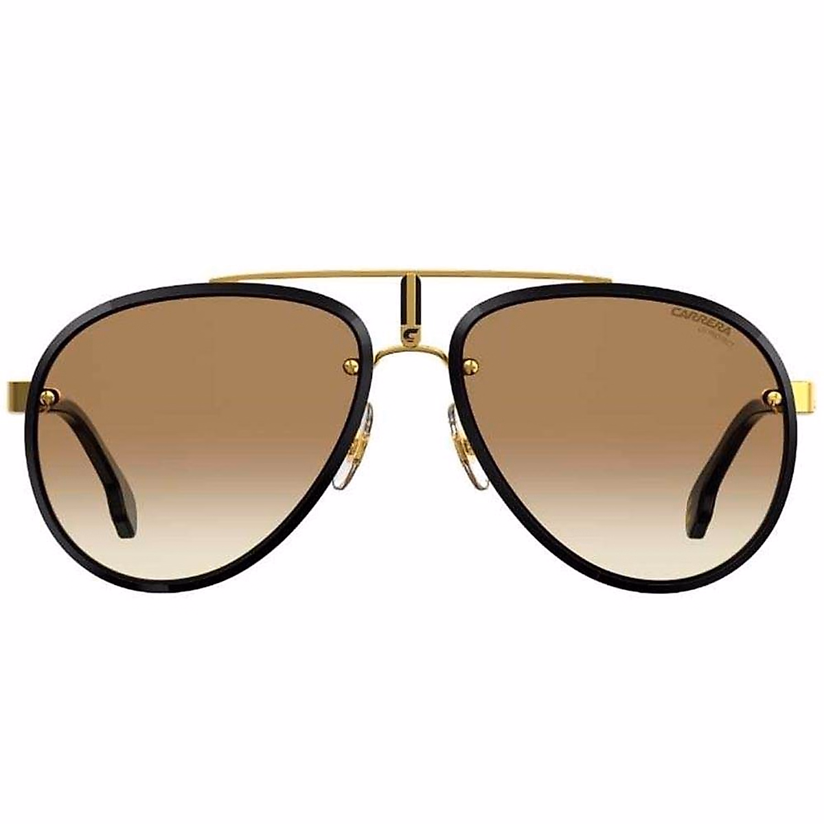 Carrera Glory/S Pilot Sunglasses, BLK Gold, 58 mm