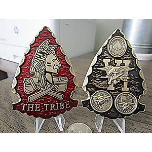 Set of Six Navy Seal Team Six Challenge Coins DEVGRU Squadrons Blue, Gold, Red, Silver, Grey & Black