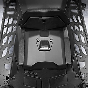 A & UTV PRO Snowmobile Low Profile Battery Compartment Cover Compatible with Ski-Doo Rev Gen4 Freeride Summit Accessories, Replace OEM # 860201505, Black, 1PCS