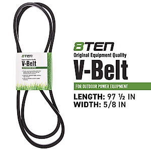 8TEN Deck Belt for AYP Husqvarna 42 inch DB24H42YT LTH1542 YTH 1342 1542 1842 18542 2042 YTKH1542 532174883