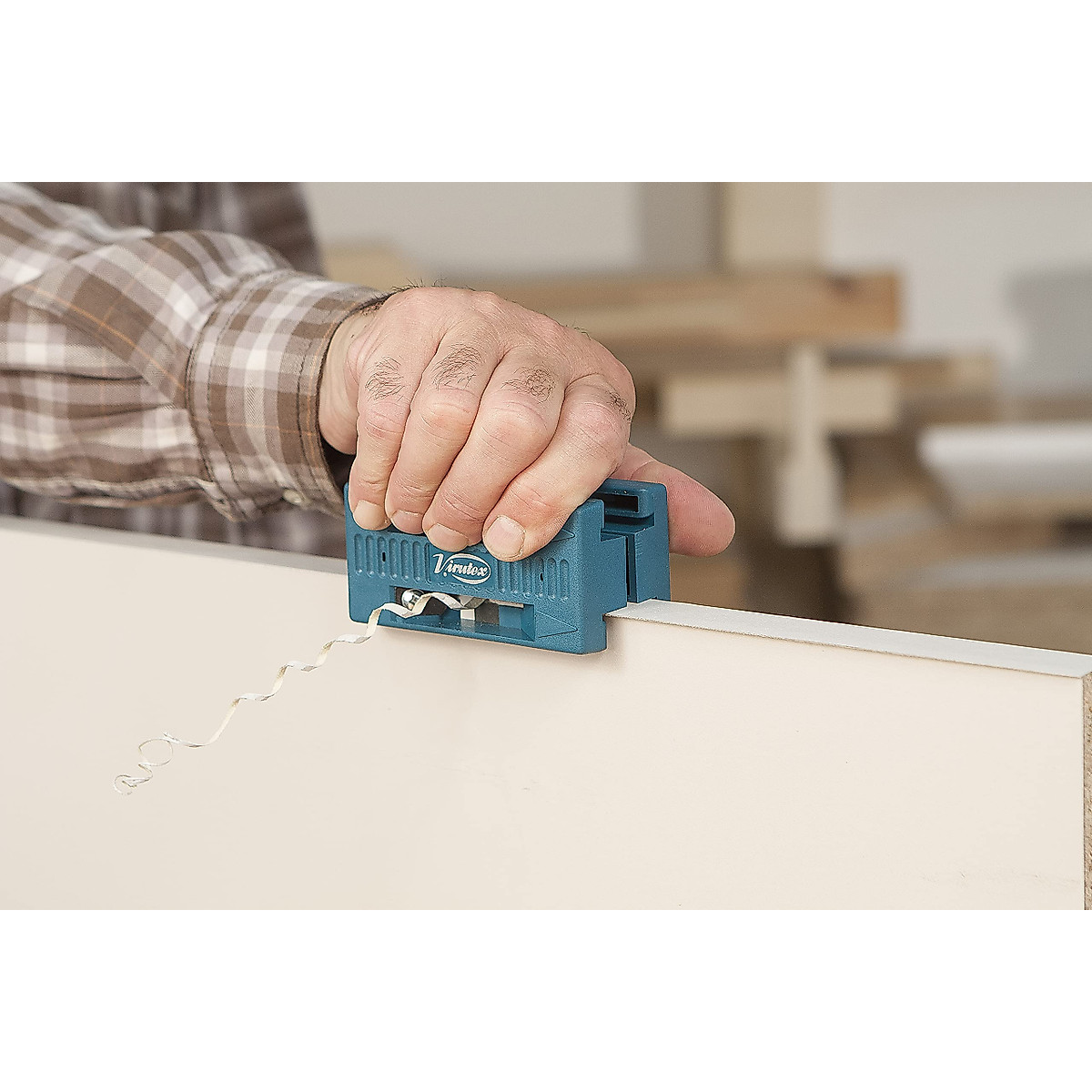 Virutex AU-93 Double Edge Manual Banding Trimmer and Scrapper, Quad Trimmer, Thin Edge Scrape Both Sides Simultaneously, Long Life Cutter Blades of Chromium-vanadium alloyed (51CrV4)