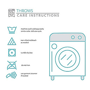 Lush Decor Pixie Fox Sherpa Throw Blanket, 60" x 50", Navy & Pink