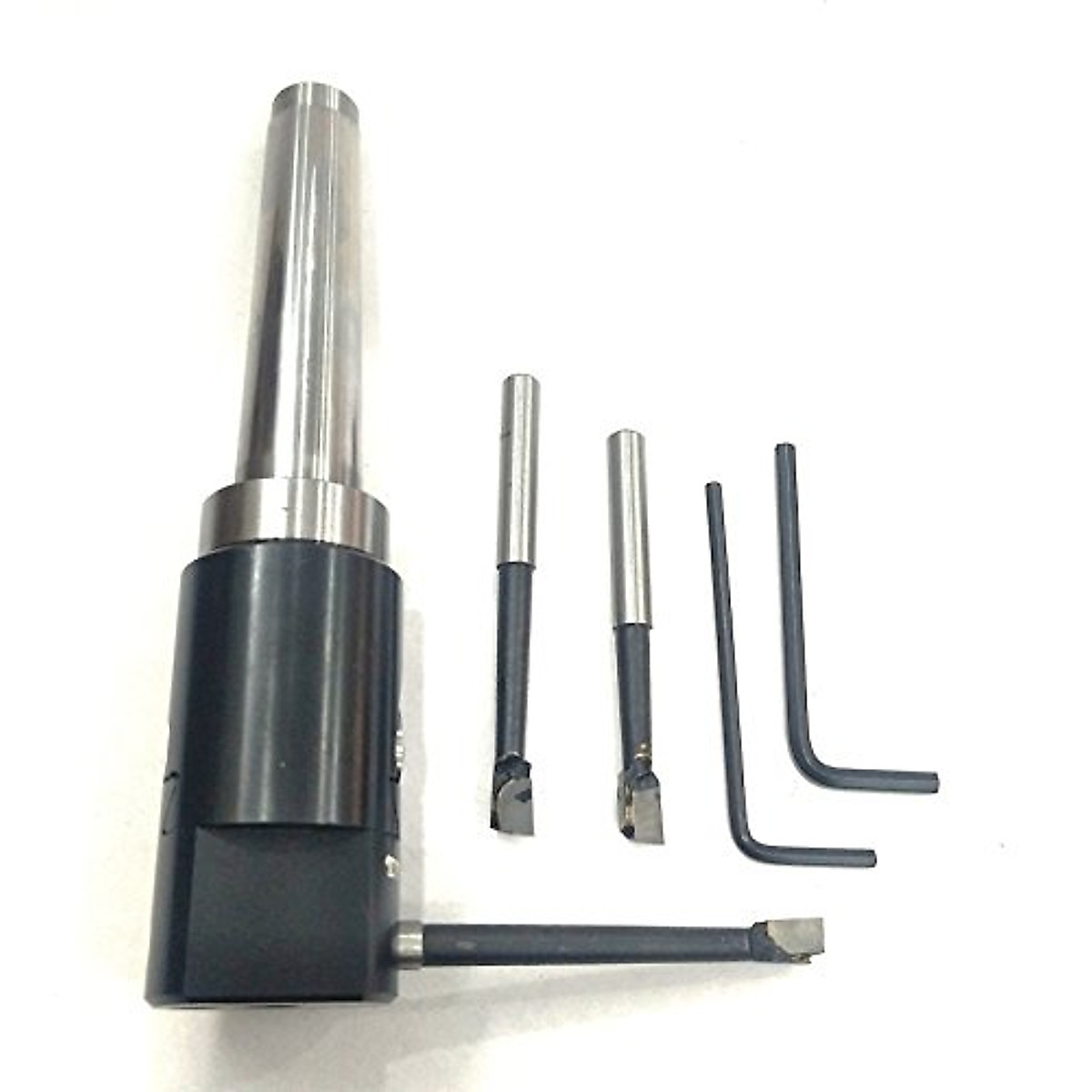 High Precision 30 mm Micro Boring Head & MT2 shank- M10 x 1.5 TPI+3 boring bars
