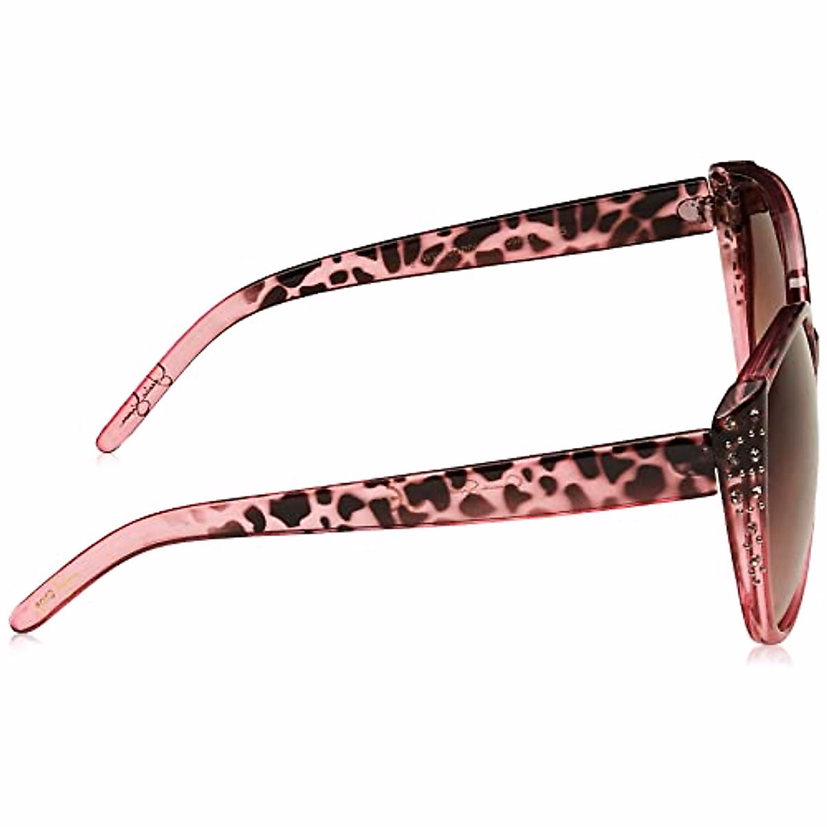 Jessica Simpson Women's J5837 Glitzy Retro Cat Eye Sunglasses with UV400 Protection - Glamorous Sunglasses for Women, 59mm