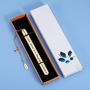 Christmas Gifts for Women Stocking Stuffers for Female Friend Book Lovers Gifts Inspirational Book Marks for Boss Lady Daughter Mom Birthday Valentines Gift for Bookworm Book Club Bookmarks for Her