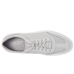 Cole Haan Men's Grandpro Rally Canvas T-Toe Sneakers, Microchip/Optic White, 12