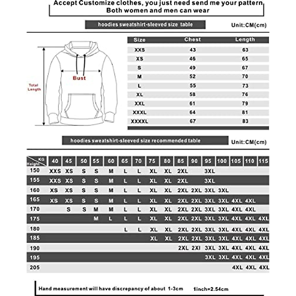 NECHARI Unisex Tops Harajuku Anime Unisex Hoodie Pullovers Tops Loose Long Sleeves (Black3,L,Large)