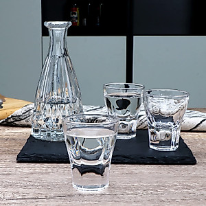 QAPPDA 1.5oz Shot Glasses,50ml Heavy Base Shot Glasses Bulk Set of 40,Clear Durable Shot Glass Cups Tequila Bar Shooter Glasses for Vodka,Liquor,Espresso