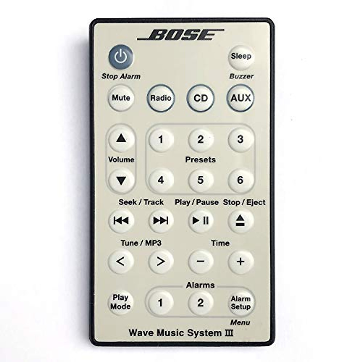 Bose Wave Music System III Remote, Platinum White
