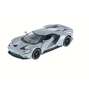 KiNSMART 2017 Ford GT, Silver 5391D - 1/38 Scale Diecast Model Toy Car