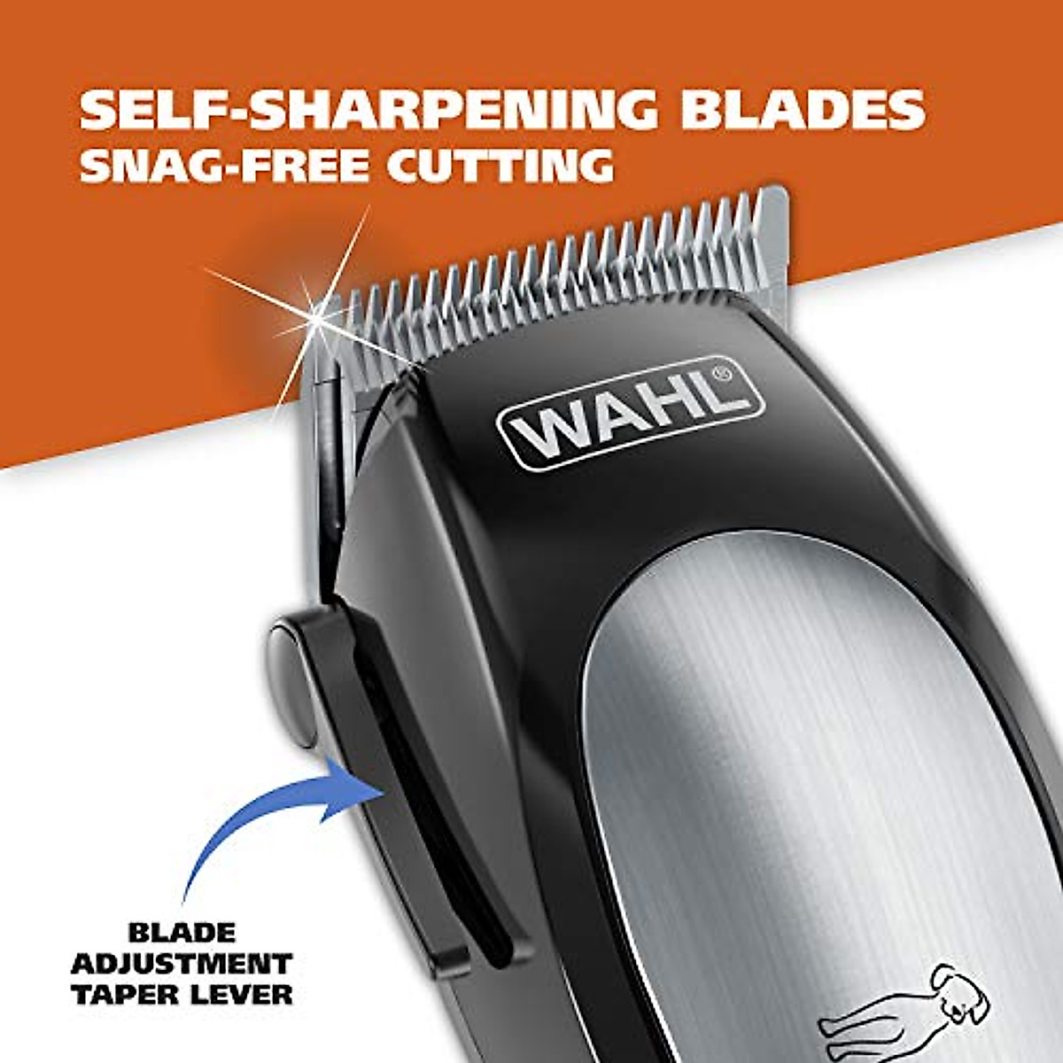 Wahl Lithium Ion Pro Series Cordless Animal Clippers – Rechargeable, Heavy-Duty, Electric Dog & Cat Grooming Kit for Small & Large Breeds with Thick to Heavy Coats – Model 9766