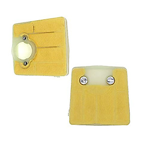 QHALEN Air Filter Cleaner for Husqvarna Chainsaw 288 281 61 66 266 181 New Parts # 501 8071-01 501 8071-05 (Pack of 2, Fleece)