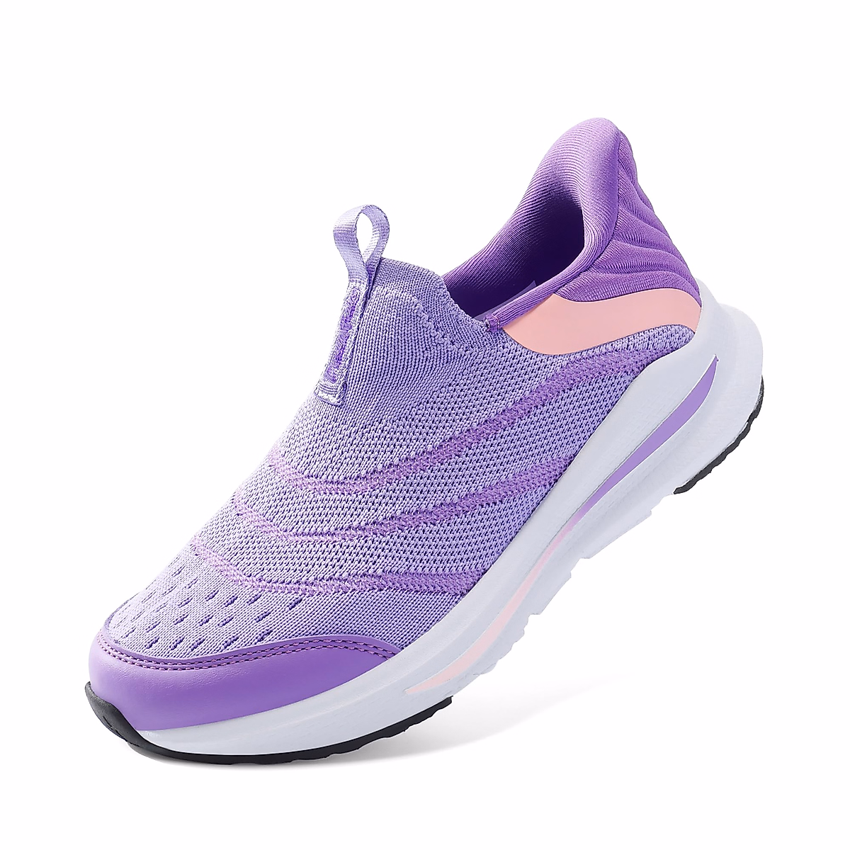 DREAM PAIRS DREAM PAIRS Boys Girls Shoes Kids Tennis Slip on Running Athletic Walking Sneakers for Little/Big Kid Purple Size 2 Little Kid SDRS2334K