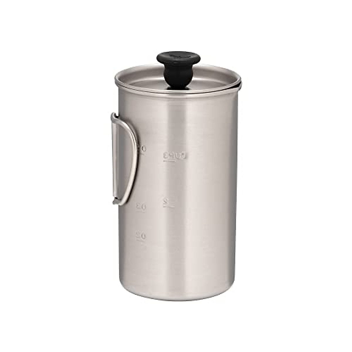 Snow Peak Titanium French Press - Ultralight Coffee Maker for Camping, Backpacking & Hiking - Camping Cookware Essential for Coffee Anywhere