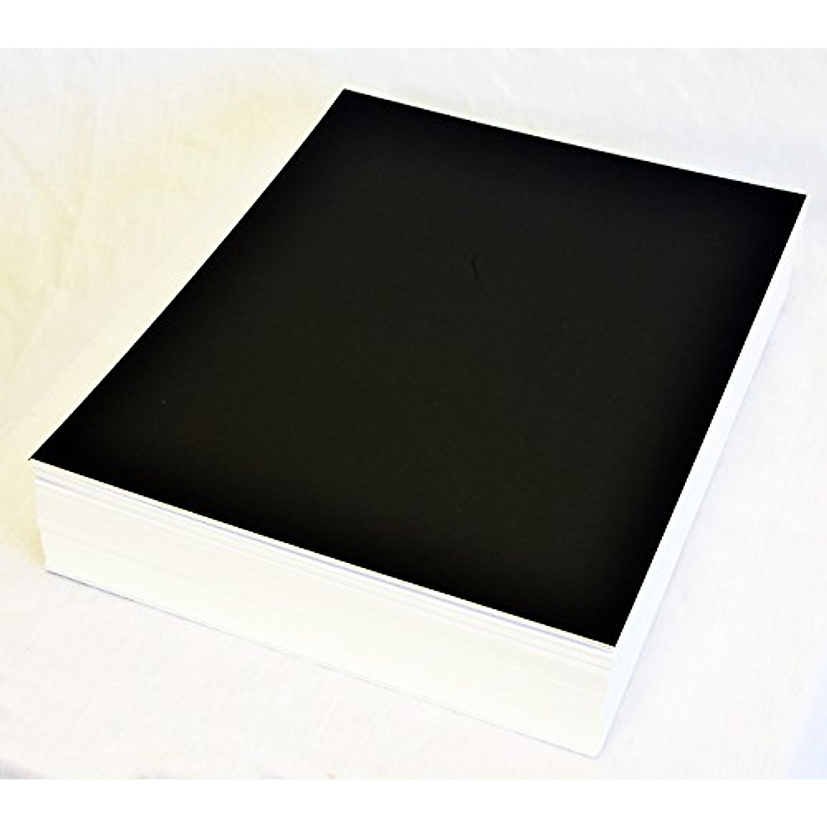 topseller100, Pack of 50 sheets 11x14 UNCUT matboard / mat boards (Black)