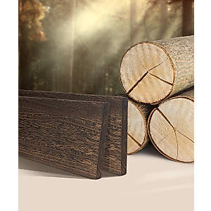 Afuly Bathroom Shelves for Wall, Floating Shelf Bathroom Over Toilet, Wall Mounted Shelves with Towel Bar Rack, Industrial Modern Home Decor Dark Brown