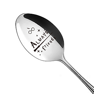 Funny Friendship Gift for Women Men - Funny Coffee Spoon Engraved Stainless Steel for Friend Coffee Lover - Best Tea Spoon Gift for Kids Friends - Perfect Gifts for Birthday/Valentine/Christmas
