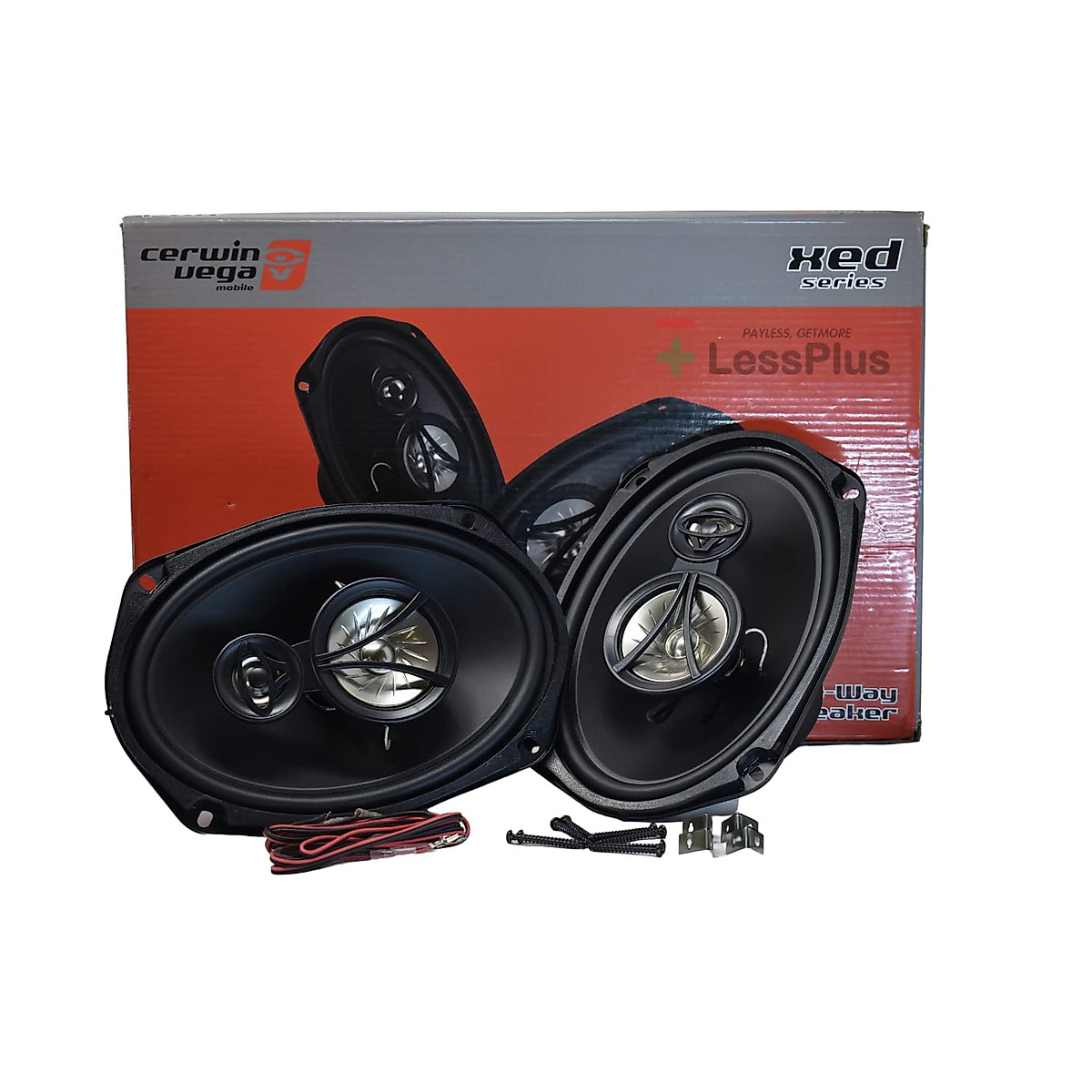 Cerwin-Vega Mobile XED693 XED Series Coaxial Speakers (3 Way, 6" x 9")