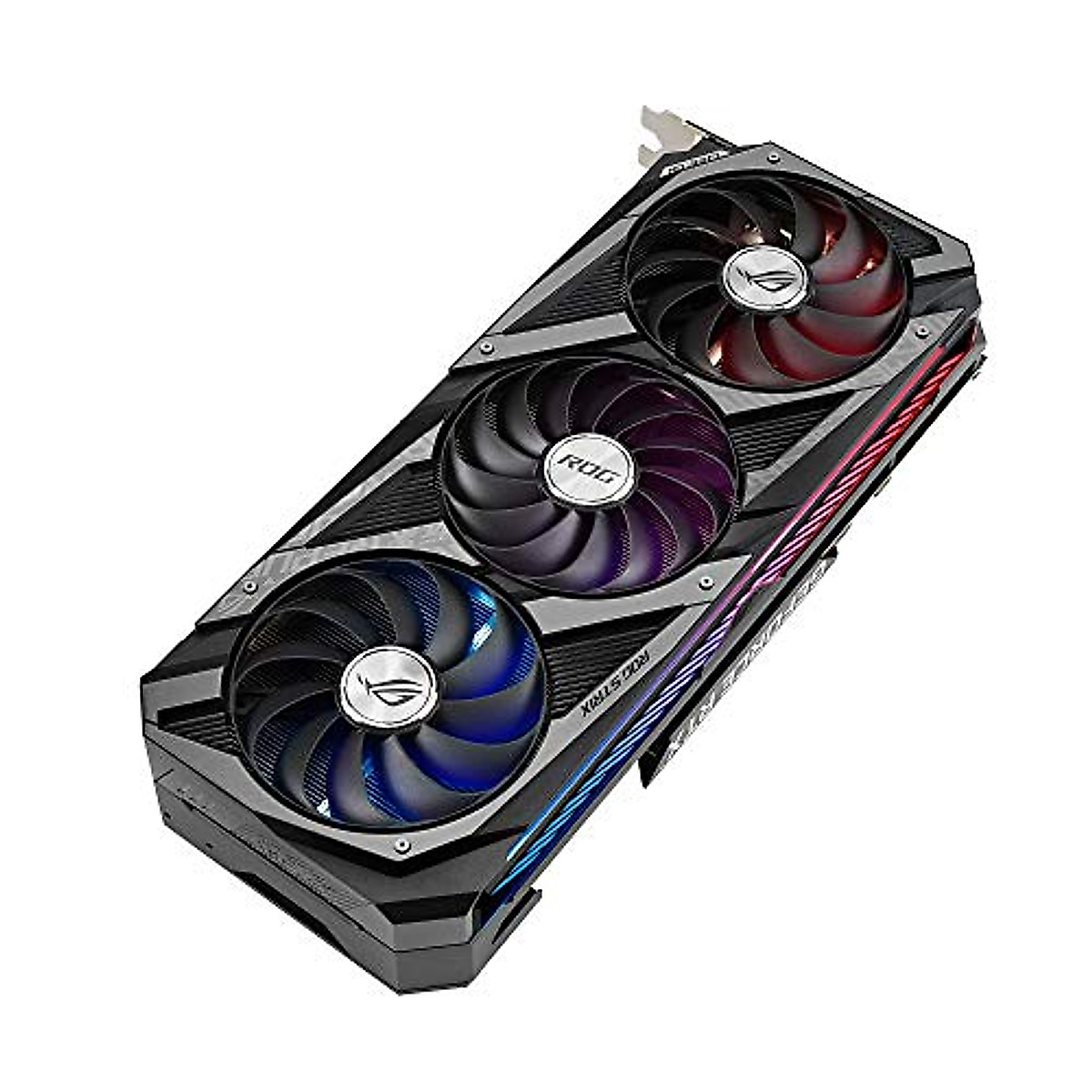 ASUS ROG STRIX NVIDIA GeForce RTX 3060 Ti OC Edition Gaming Graphics Card (PCIe 4.0, 8GB GDDR6, HDMI 2.1, DisplayPort 1.4a, Axial-Tech Fan Design, 2.9-Slot, Super Alloy Power II, GPU Tweak II)