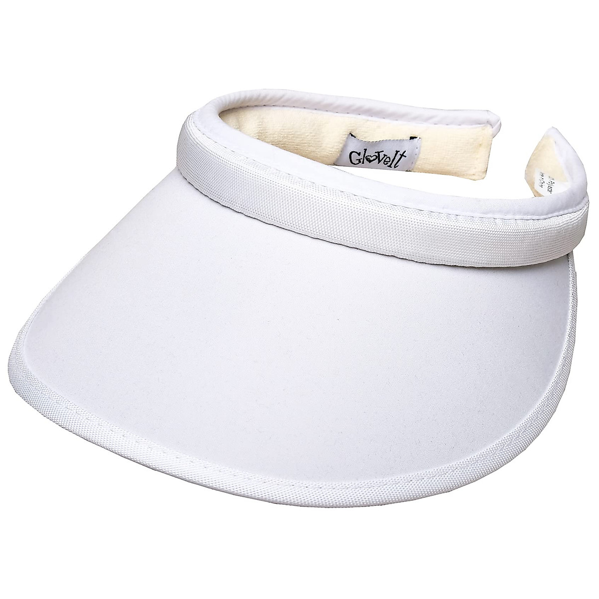 Glove It Women's Solid Visor, White, Standard