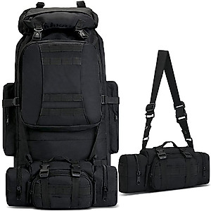 COSCOOA 100L Camping Hiking Backpack Backpacking Backpack Military Backpack for Men Bugout Hiking Bag Survival Rucksack Tactical Bushcraft Backpack Outdoor Camping Bag