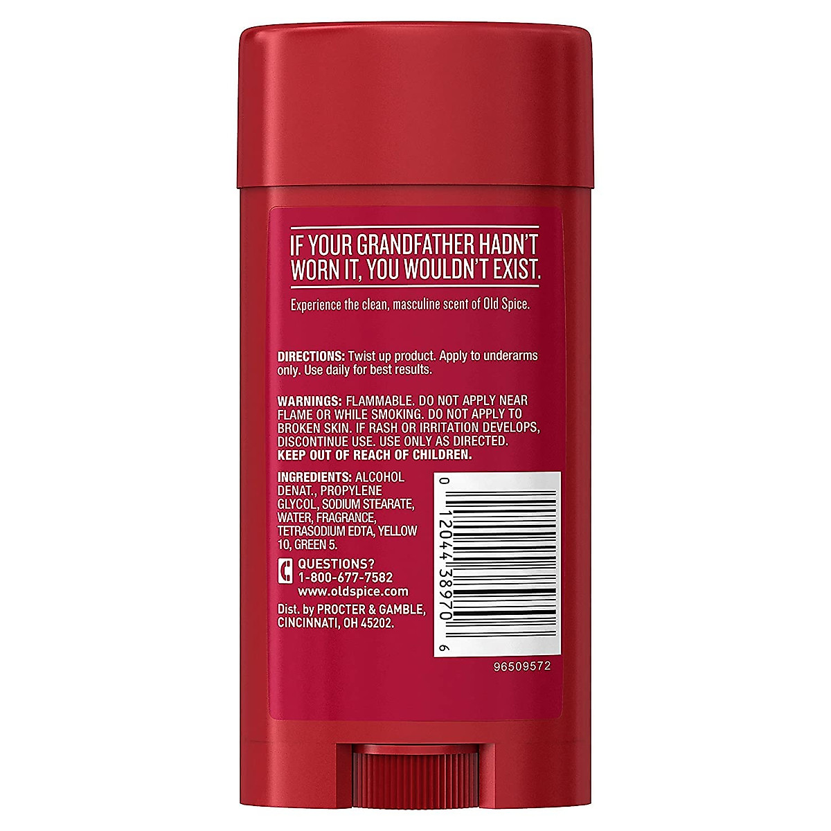 Old Spice Classic Deodorant Stick, Original 3.25 oz (Pack of 3)